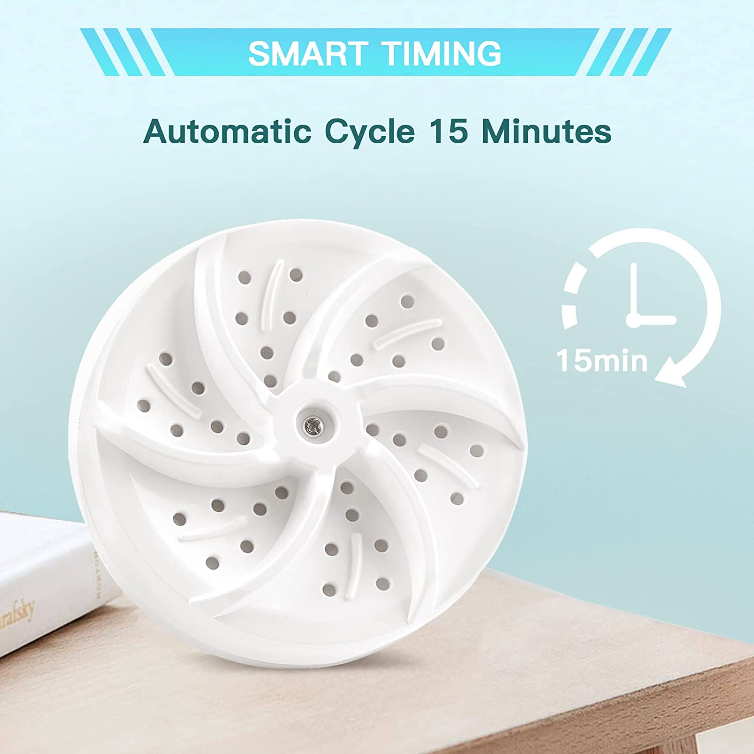 عرض قطعتين غسالة صغيرة متنقلة Turbine Wash - خصم 50% لفترة محدودة