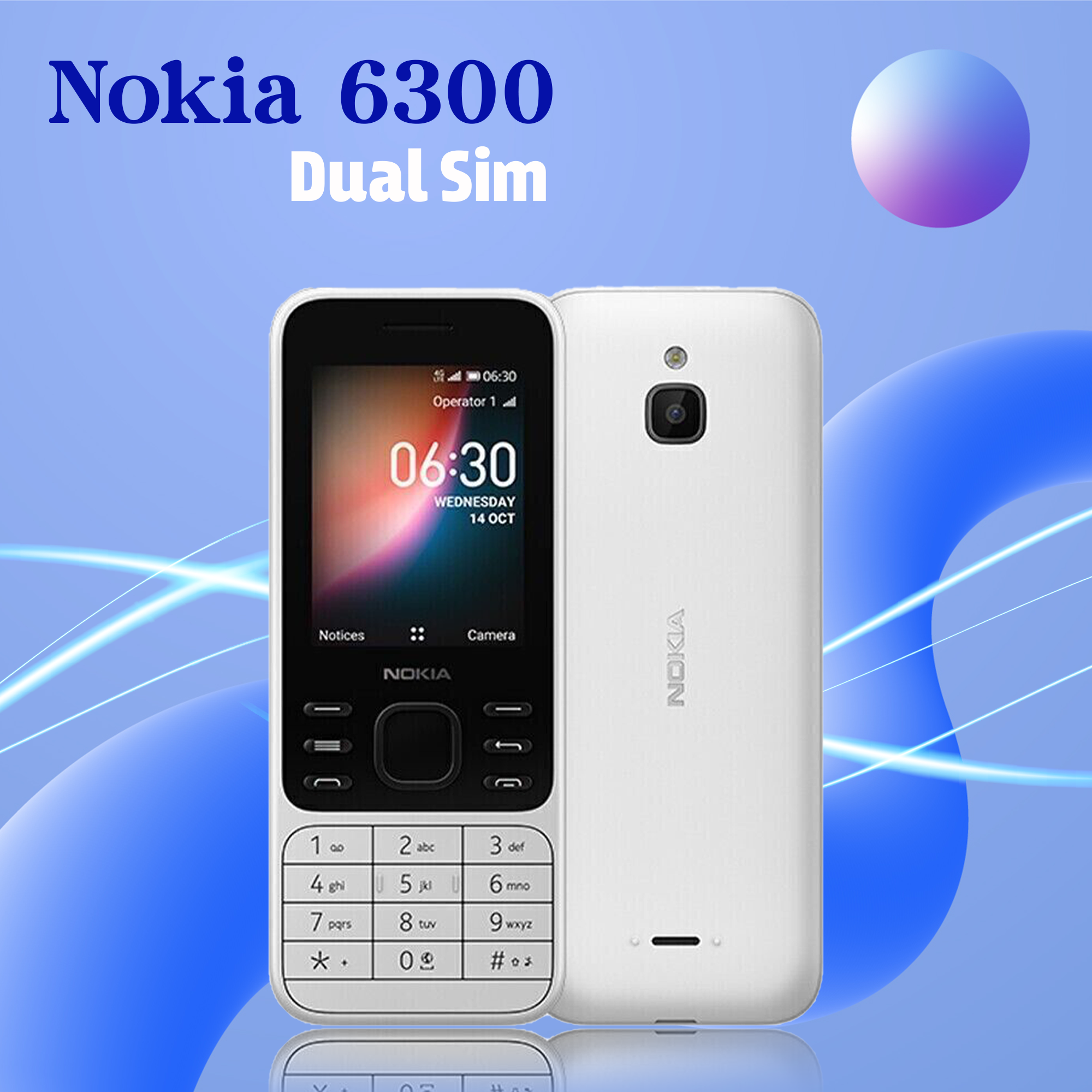Nokia 6300 Dual Sim - خصم 50% لفترة محدودة