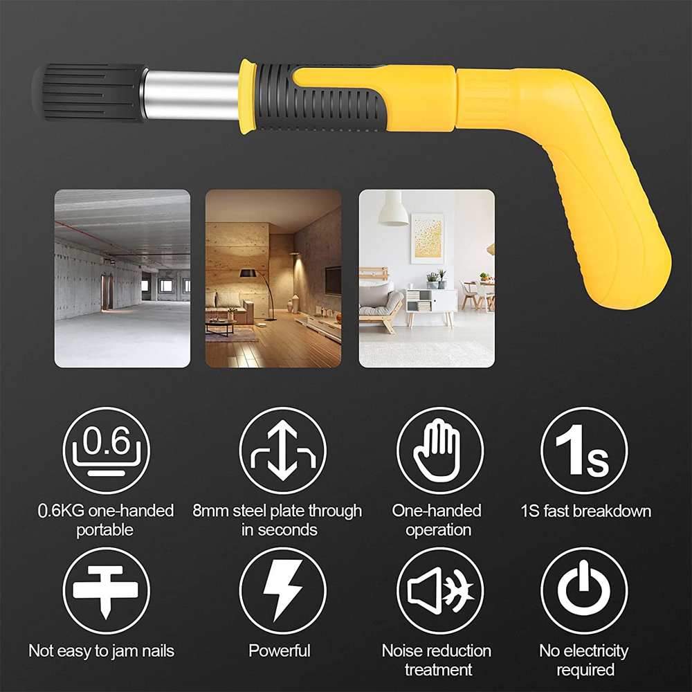 مسدس مسامير ستيل Steels Nail Shooting Gun - Souq Waffar UAE